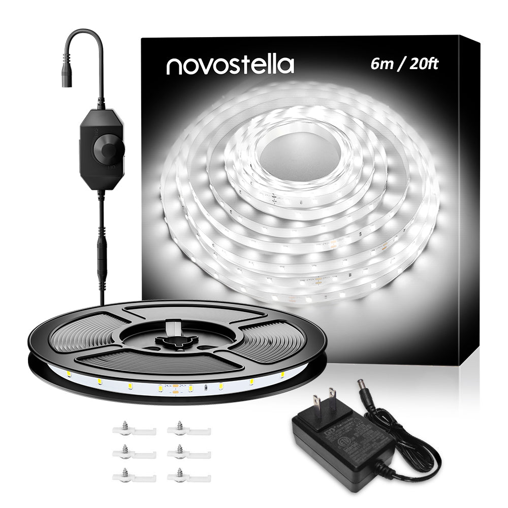 Novostella 20ft 6000K White LED Strip Lights | novostella.net