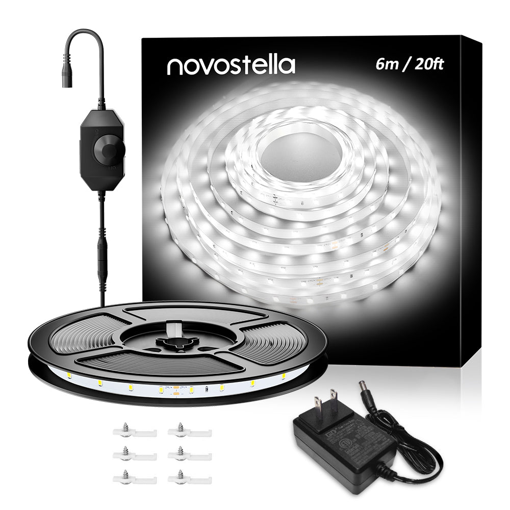 Novostella 20ft 6000K White LED Strip Lights | novostella.net