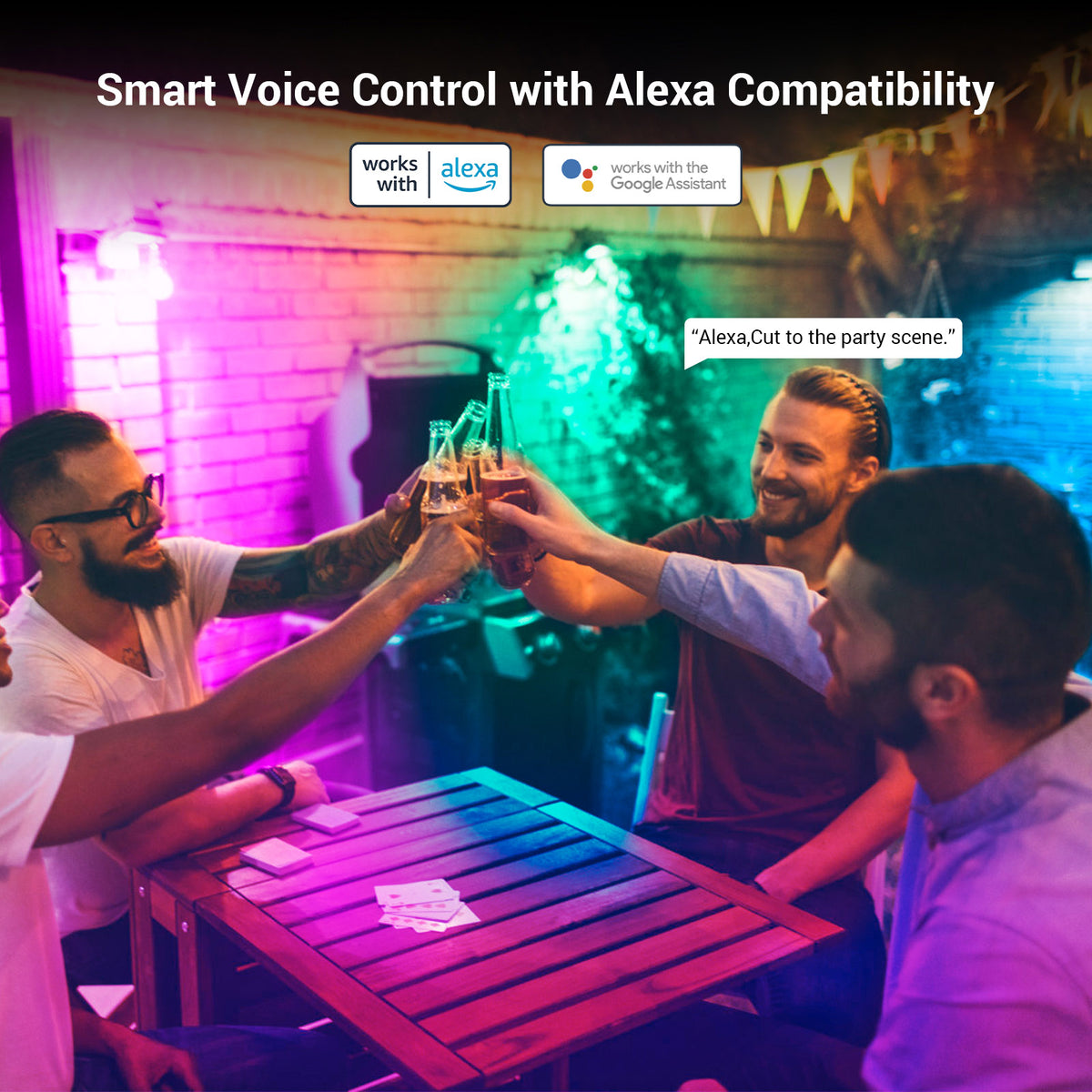 Novostella Bloom 2nd Gen 20W RGBCW Smart Flood Lights