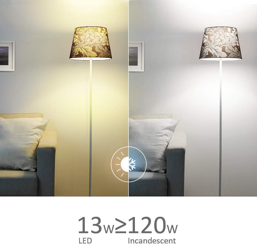 Novostella 13W Smart Light Bulb, 1300LM Brightest Light Bulb, Dimmable ...